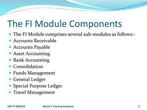 PPT SAP FI Module Introduction PowerPoint Presentation Free Download ID