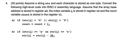 Points Assume A String Str And Each Character Chegg Com