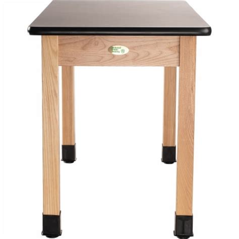 National Public Seating Wood Series Science Table 24 X 60 X 30