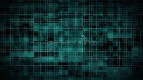 Dark Cyan Abstract Geometric Shapes Technology Background Grid Texture Tech Background Stock