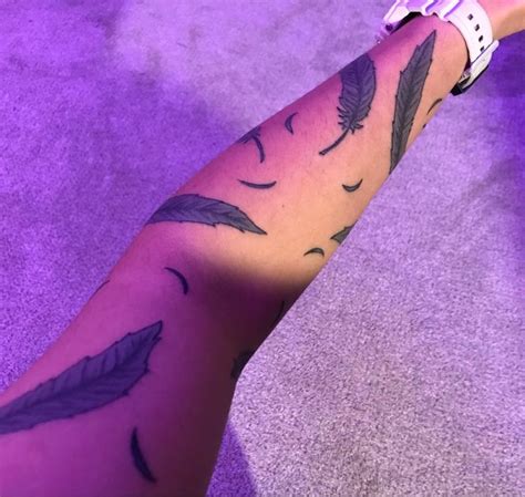 Kade Down To Earth Tattoo Feather Tattoo Funky Tattoos Small