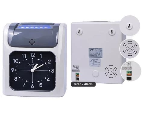 Digital Time Recorder Ls16 Perakam Waktu Mesin Punch Card