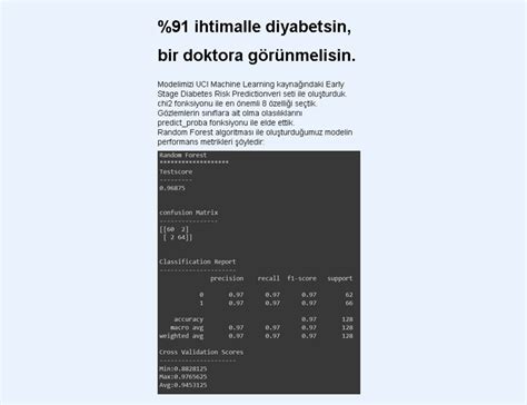 Github Osmanbatuhansahindiabetespredweb