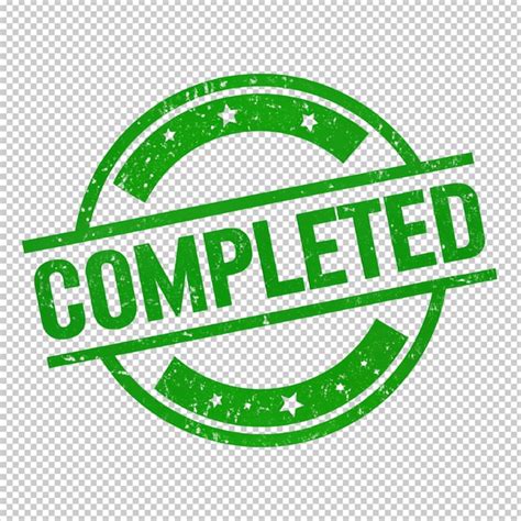 Заполненная зеленая резиновая печать на прозрачном фоне Премиум Psd Файл