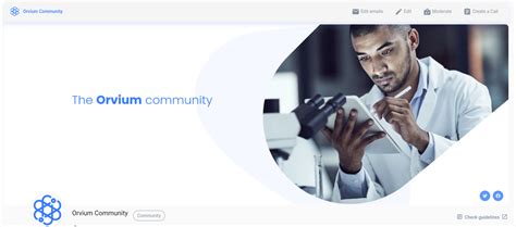 Edit Emails Orvium Platform