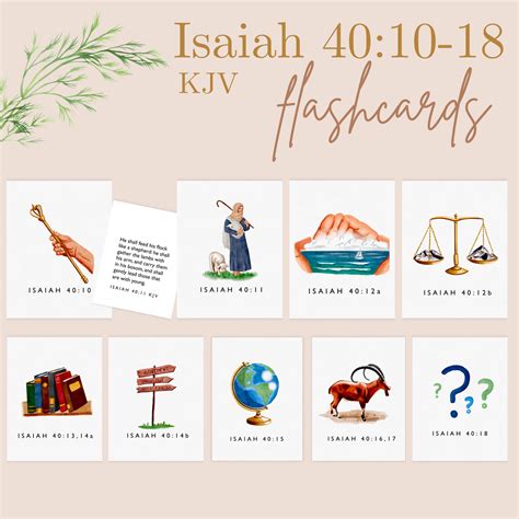 Isaiah 4010 18 Kjv Sword And Honey