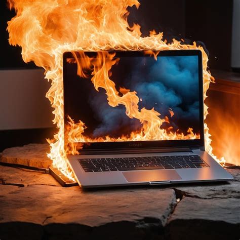 Computador Pegando Fogo Imagens Download Grátis No Freepik