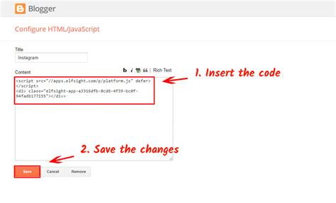 How To Add Instagram Feed Widget To Blogger In 1 Minute
