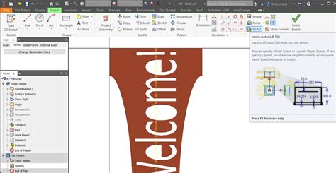 Solved Accessing User Parameters From Flat Pattern Autodesk Community