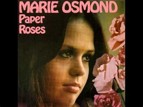 Paper Roses Marie Osmondcover Youtube