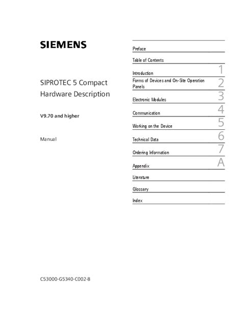 Siemens Siprotec 5