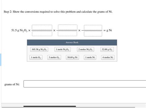 Solved Step 2 Show The Conversions Required To Solve T