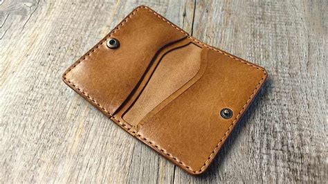 Картхолдер с кнопкой Выкройка Pdf Выкройки изделий из кожи в формате Pdf