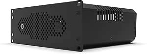 Amazon Com MyElectronics Inch U Mini ITX Case Short Depth Black Aluminum Rack Mountable