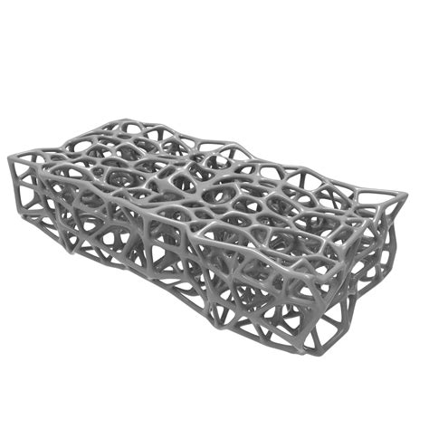 长方体多孔骨架 思斐迩3d科学模型素材库