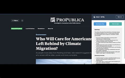 Daily Intel Extension para Google Chrome Extensión Descargar