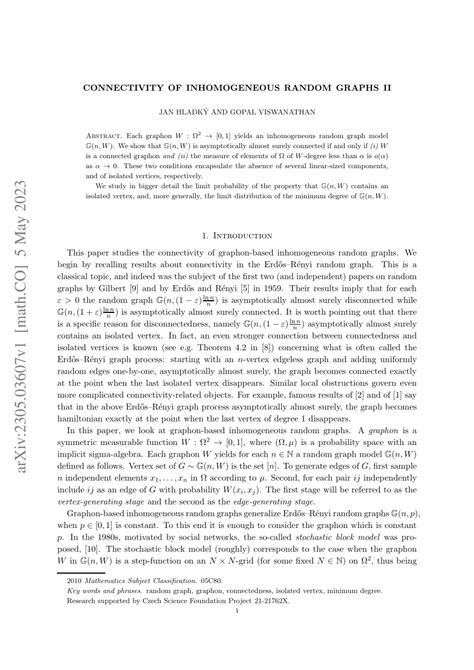 pdf connectivity of inhomogeneous random graphs ii