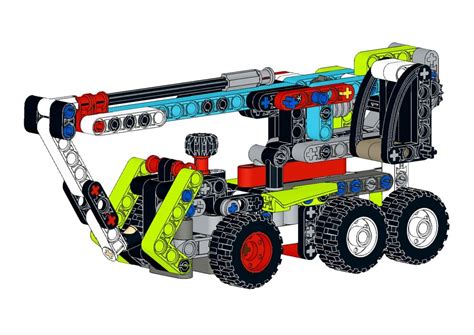 Lego Moc Mobile Crane Up By Narp Rebrickable Build With Lego
