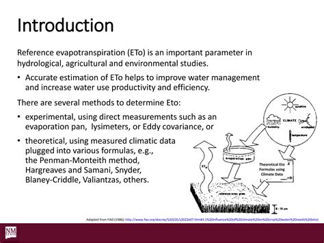 Comparison Of Some Reference Evapotranspiration Equations Ppt