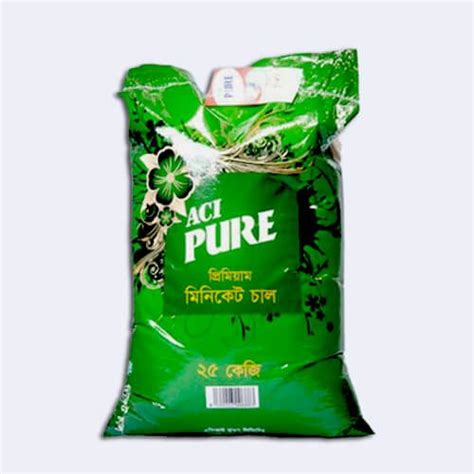 এসিআই পিওর মিনিকেট চাল 25kg