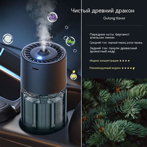 Аромамашина Увлажнитель воздуха для машины автомобиля умный ...