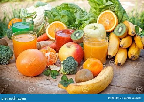 Freshly Squeezed Juices Stock Image Image Of Healthy 62878115