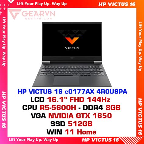 Laptop Gaming Hp Victus E Ax R U Pa Ch Nh H Ng Gearvn Com