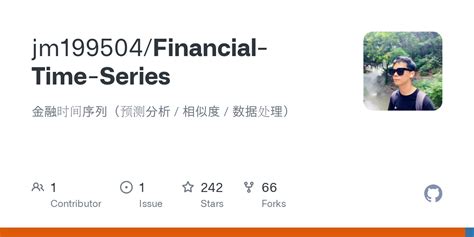 github jm199504 financial time series 金融时间序列（预测分析 相似度 数据处理）