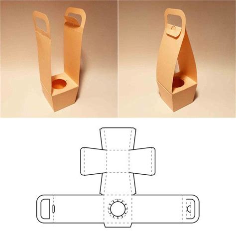 Box With Handle Template Square Box Cube Box Favor Box G Inspire