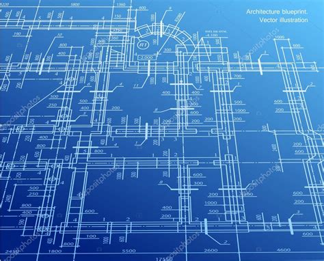 Architecture Blueprint Background Vector Stock Vector Image By Emaria