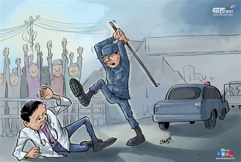 थाहा खबर कार्टुन