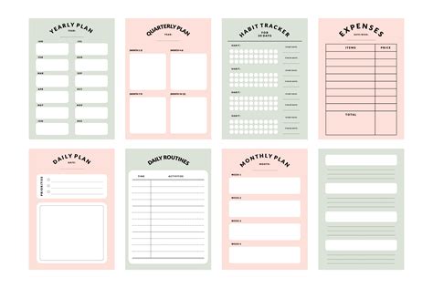 Printable Notepad Template