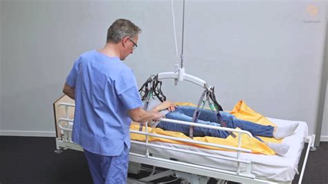Guldmann Sling Instruction Repositioning Sling Moving Patient In Bed