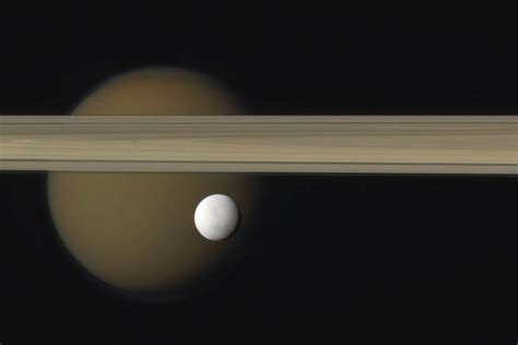 Enceladus Saturns Moon Satellite E Ring Subsurface Ocean