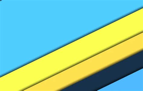 Обои линии желтый голубой текстура Design Blue Color небесный на