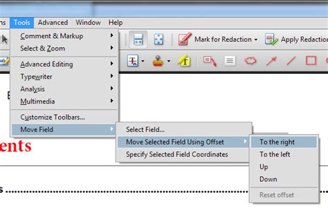Custom Made Scripts For Adobe® Products Acrobat Move Field Precisely Free
