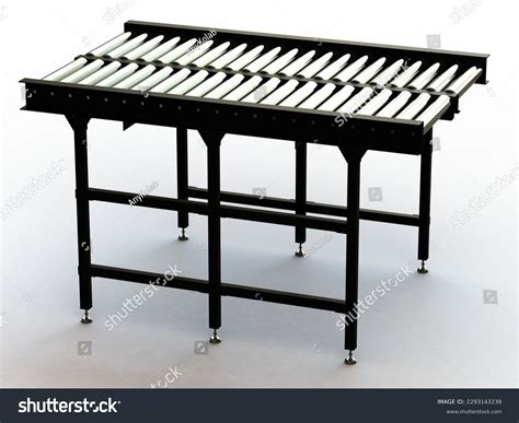 Free Roller Conveyor 3d Model Stock Illustration 2293143239 Shutterstock