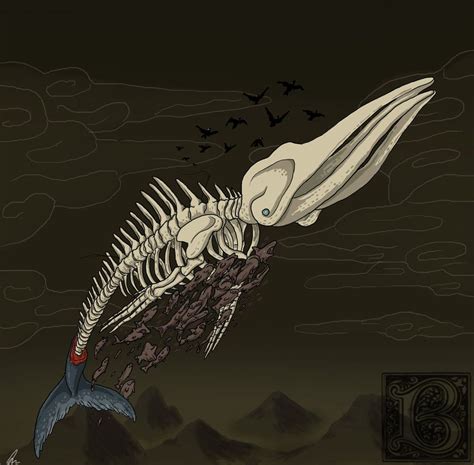 Bakekujira A Ghost Whale Or Whale Skeleton That Haunts Japanese Waters