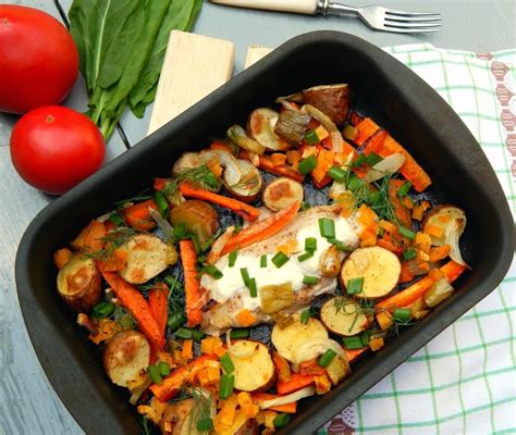 Куриная грудка с овощами в духовке рецепт фото пошагово и видео