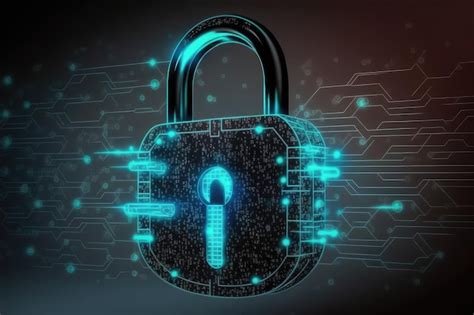 Premium Photo Cyber Security Padlock For Protection Of Login Security