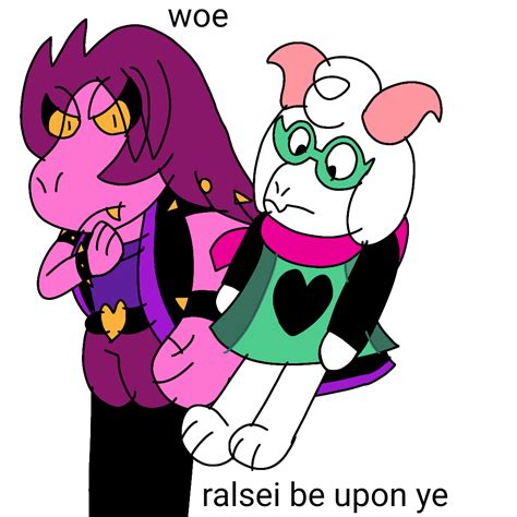 Susie Throwing Ralsei Be Like Rdeltarune