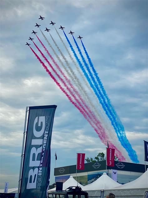 Brig Is Back Great To See The Red Arrows Fly Over Us At The Southampton