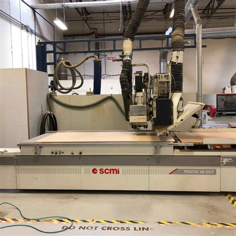 Used Scm Pratix 48 Nesting Table Router Coast Machinery Group
