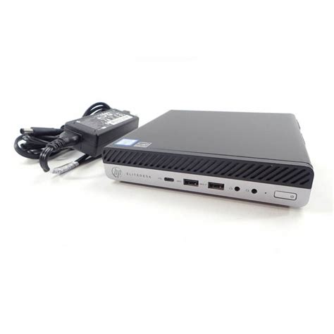 HP Elitedesk 800 G3 Mini PC Intel i5-6500T 2.5GHz 8GB Ram 256GB NvME ...