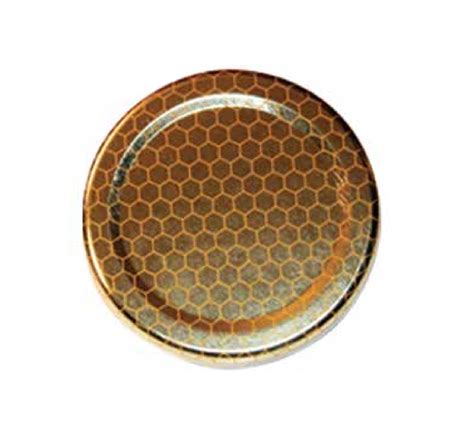 Honeycomb Jar Lids 12 Pack Apihex