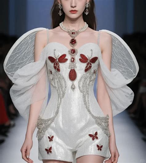 许愿池边的蝴蝶少女 小红书 花瓣网