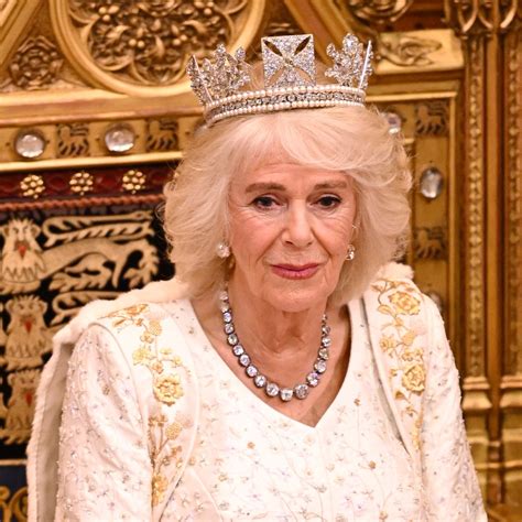 Queen Camilla Steps Out Wearing Unseen Jewel From The Late Queens