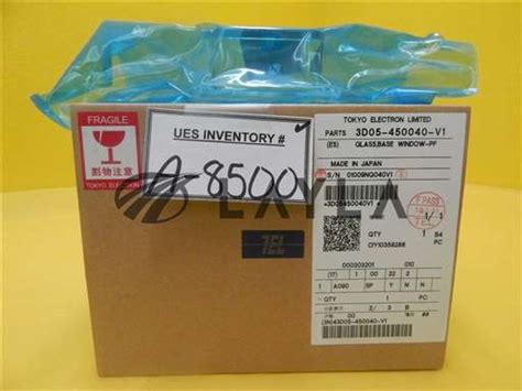 1000000091142196361201 Tel Tokyo Electron 3d05 450040 V1 Glass Base