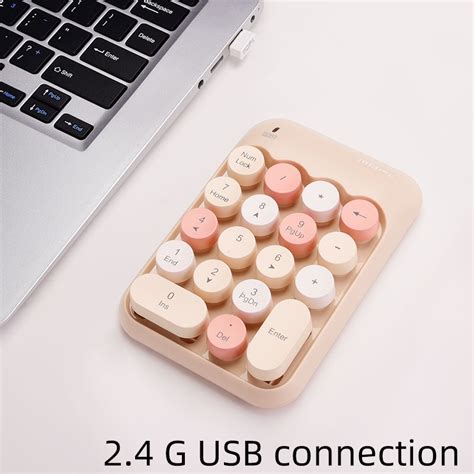 Mofii X910 2 4g Wireless Numeric Keyboard Mixed Color Digital Keypad Financial Accounting