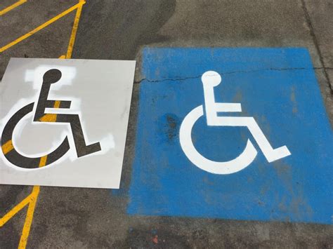 Disabled Parking Stencil Heidelberg Hire Tool And Equipment Hire
